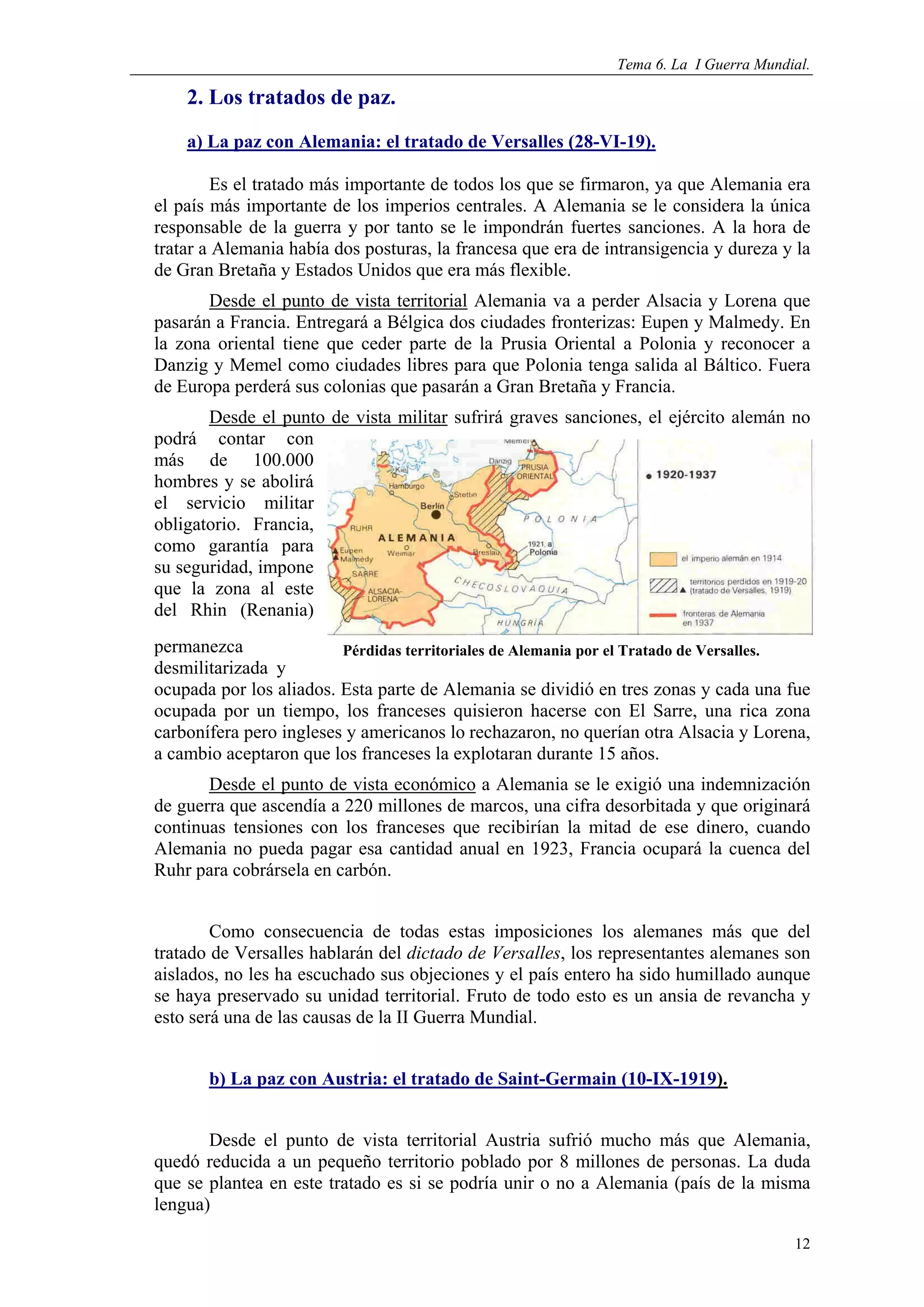 La primera guerra mundial | PDF