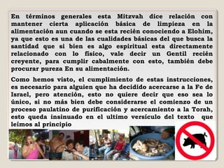 LA PROHIBICION DE COMER SANGRE EN LA BIBLIA | PPT