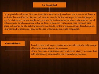 La propiedad, la ocupación y accesión | PPTX