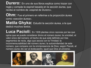 La proporción áurea Alejandra y Paloma | PPTX