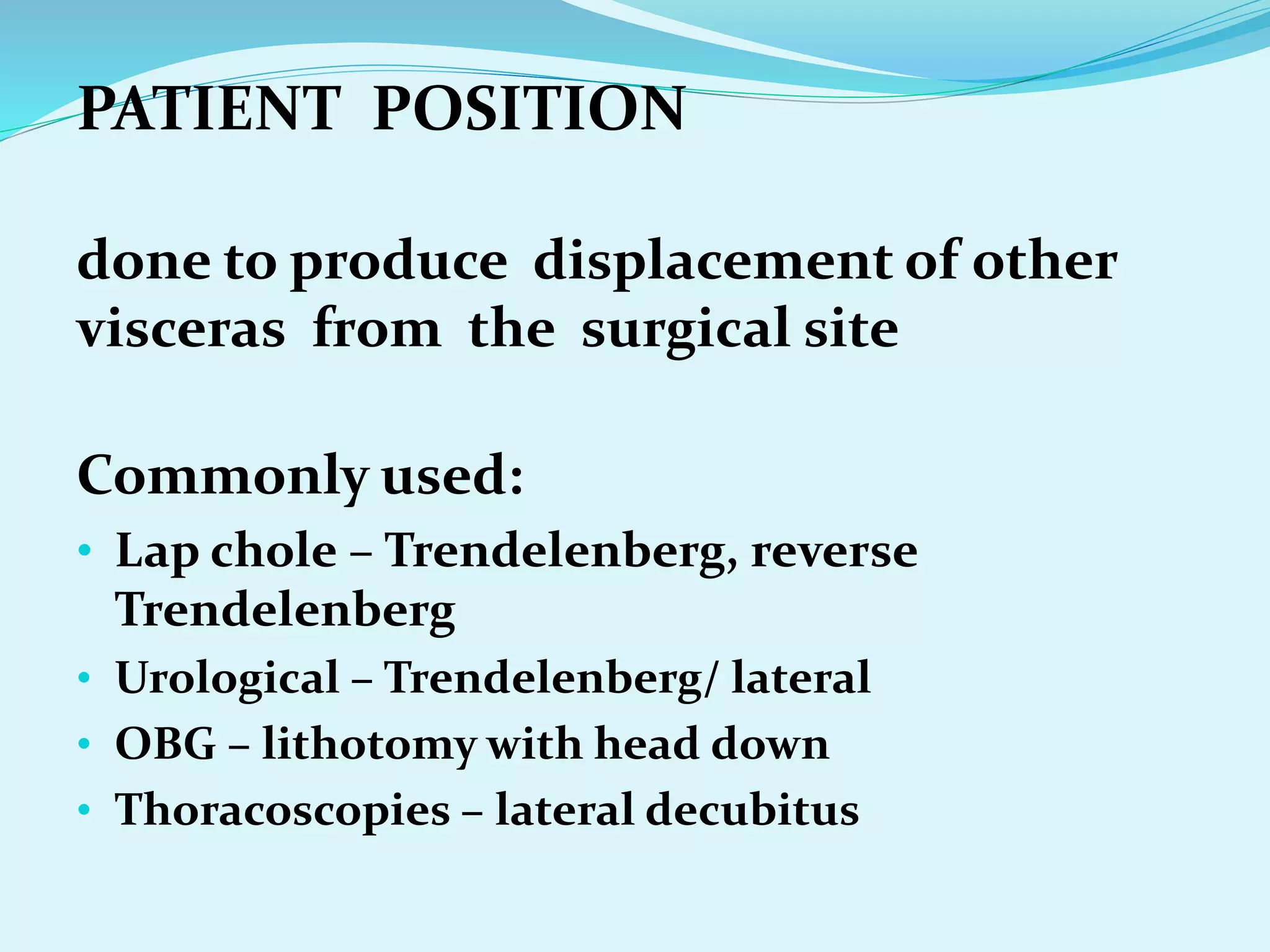 Laparoscopic surgery & it's anaesthetic management | PPTX