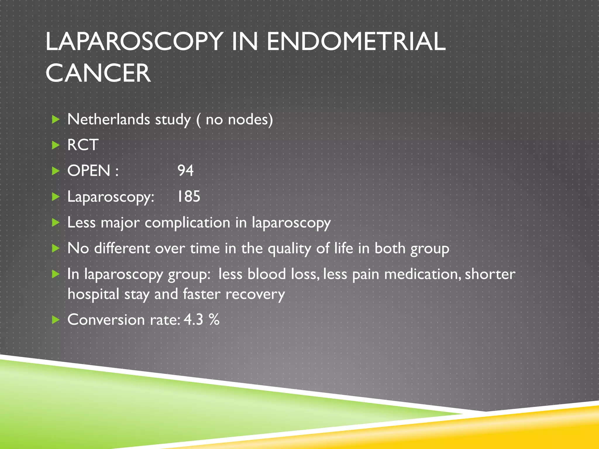 Laproscopy in gynecology oncology | PDF
