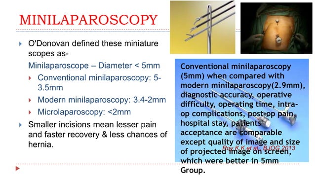 Laproscopy & Hysteroscopy in Gynecology | PPTX