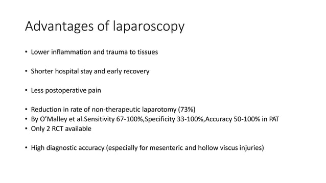 Laproscopy approach In abdominal Trauma.pptx