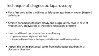 Laproscopy approach In abdominal Trauma.pptx