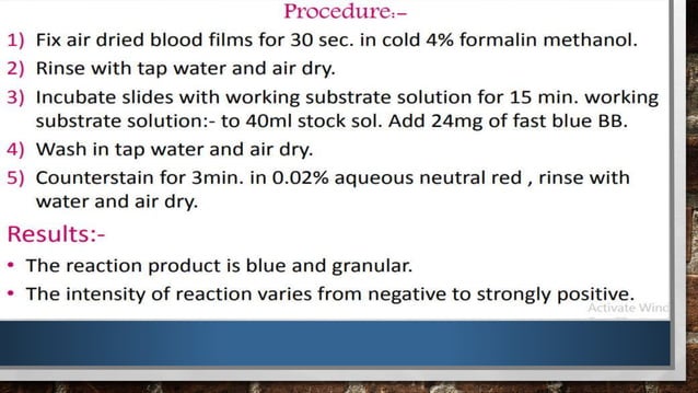 Lap score | PPTX | Blood Disorders | Diseases and Conditions