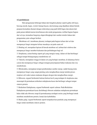 Lap sel tumbuhan | PDF