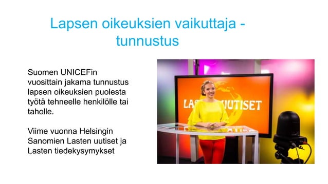 Lapsen oikeudet 30 vuotta | PPT