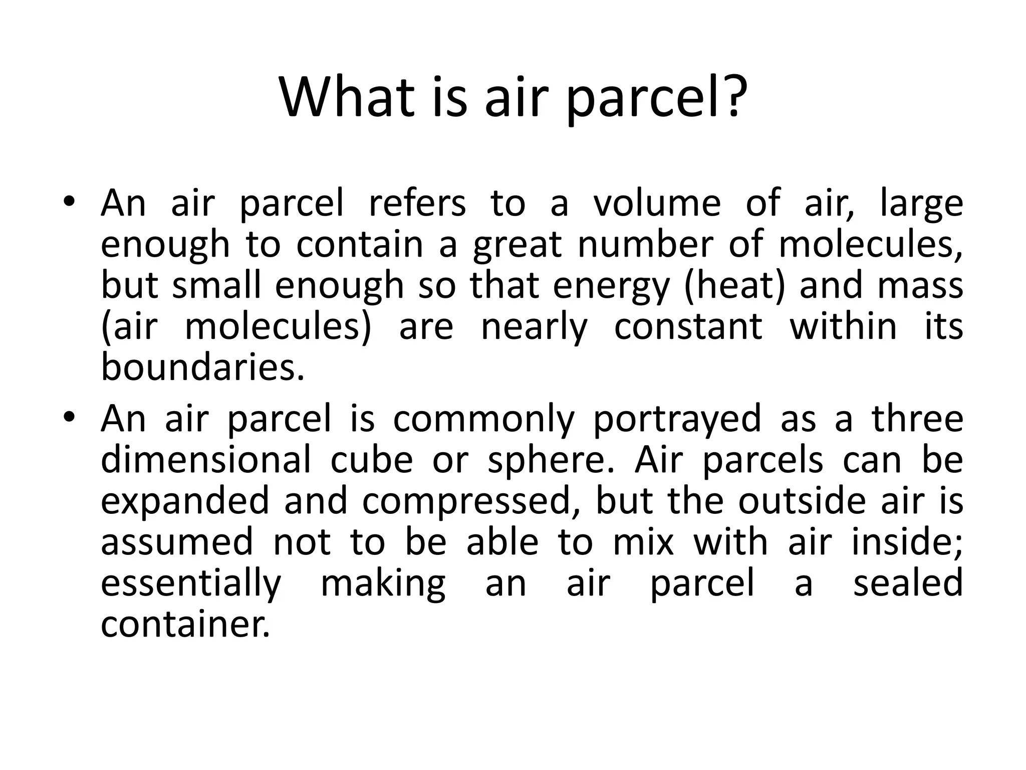 Lapse rate and stability conditions | PPTX