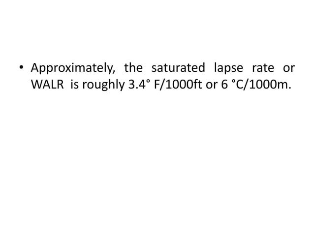 Lapse rate and stability conditions | PPTX