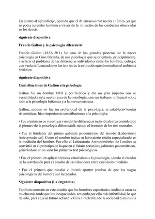 La psicología científica británica | PDF