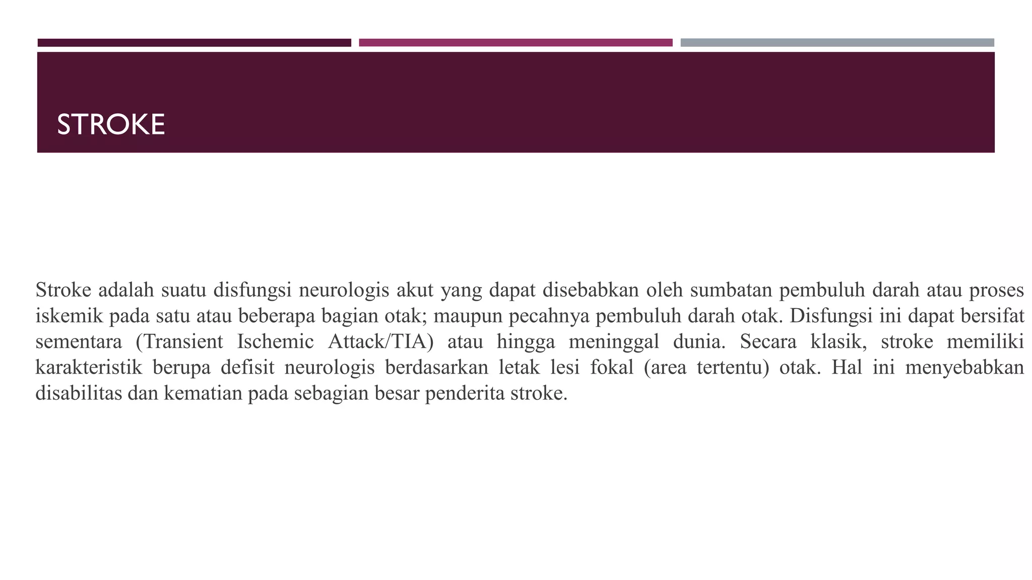 Kesadaran Menurun ec Hemoragik Stroke | PDF