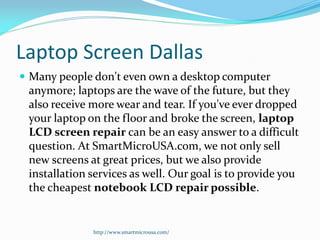 Laptop Screen Repair | PPT