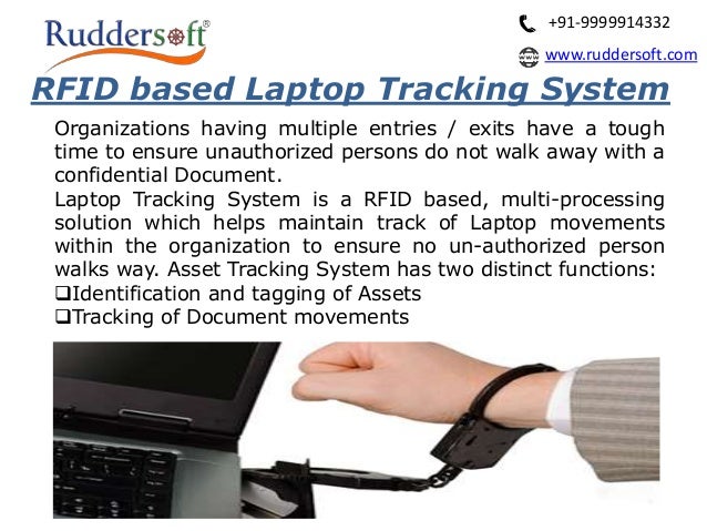 Laptop Tracking System Using RFID