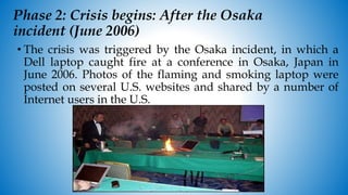 A Dell Laptop battery explosion | PPTX