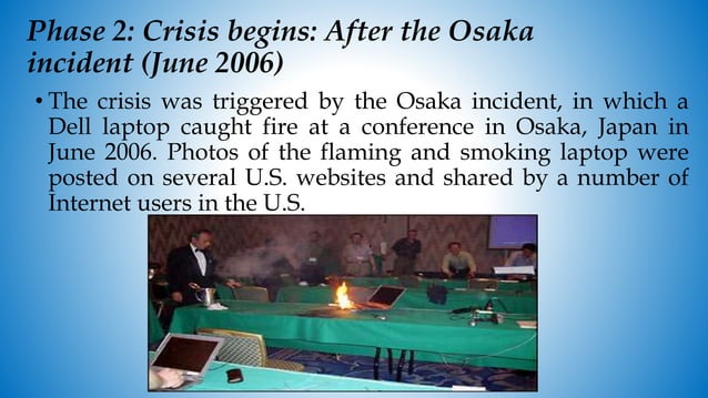 A Dell Laptop battery explosion | PPTX