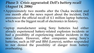 A Dell Laptop battery explosion | PPTX