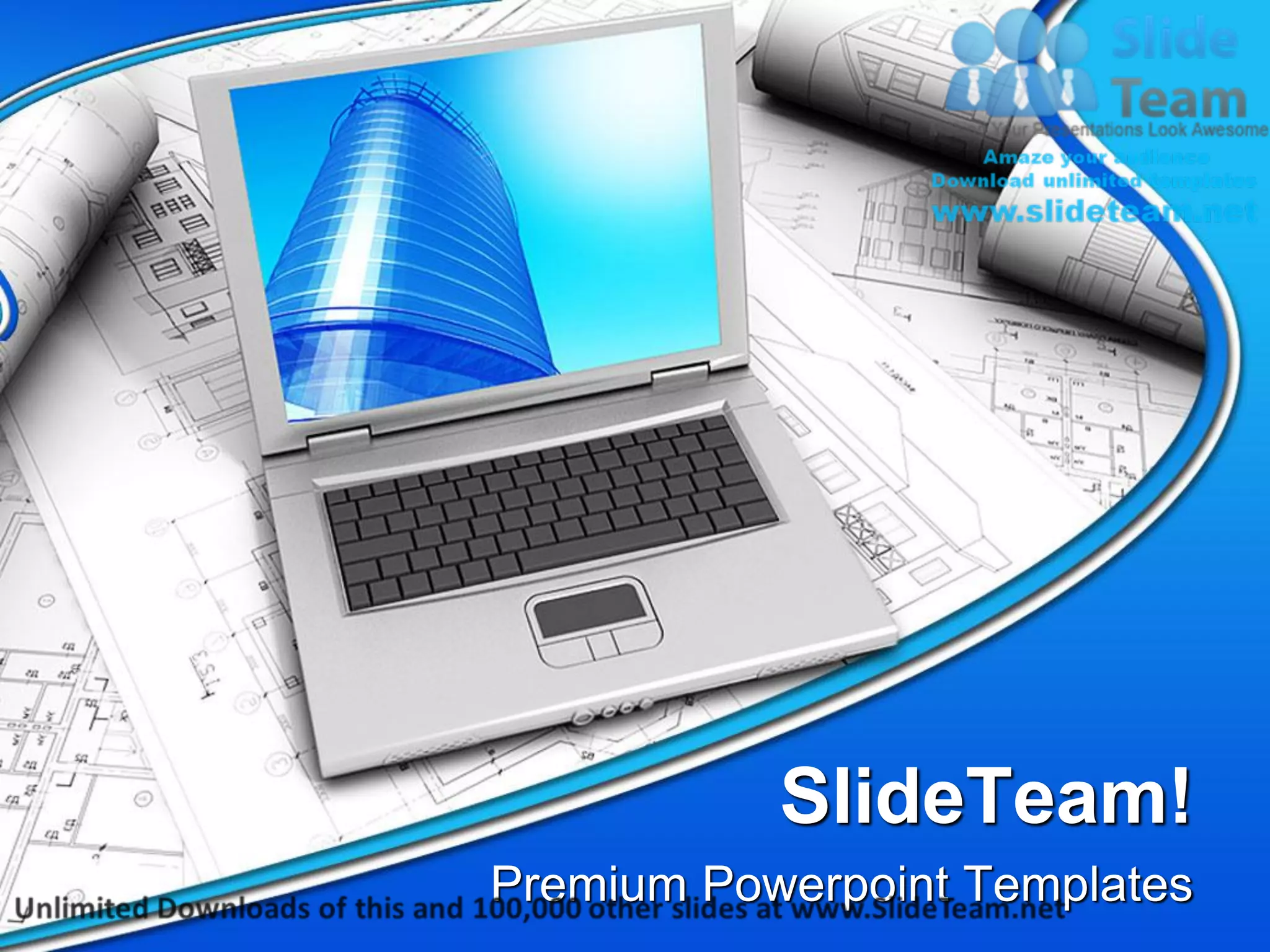 Laptop computer power point templates themes and backgrounds ppt themes ...