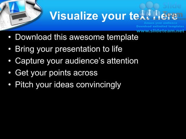 Laptop computer power point templates themes and backgrounds ppt themes ...