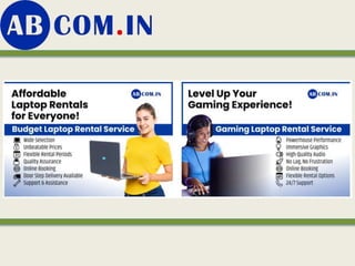 Laptop On Rent Mumbai | PPTX