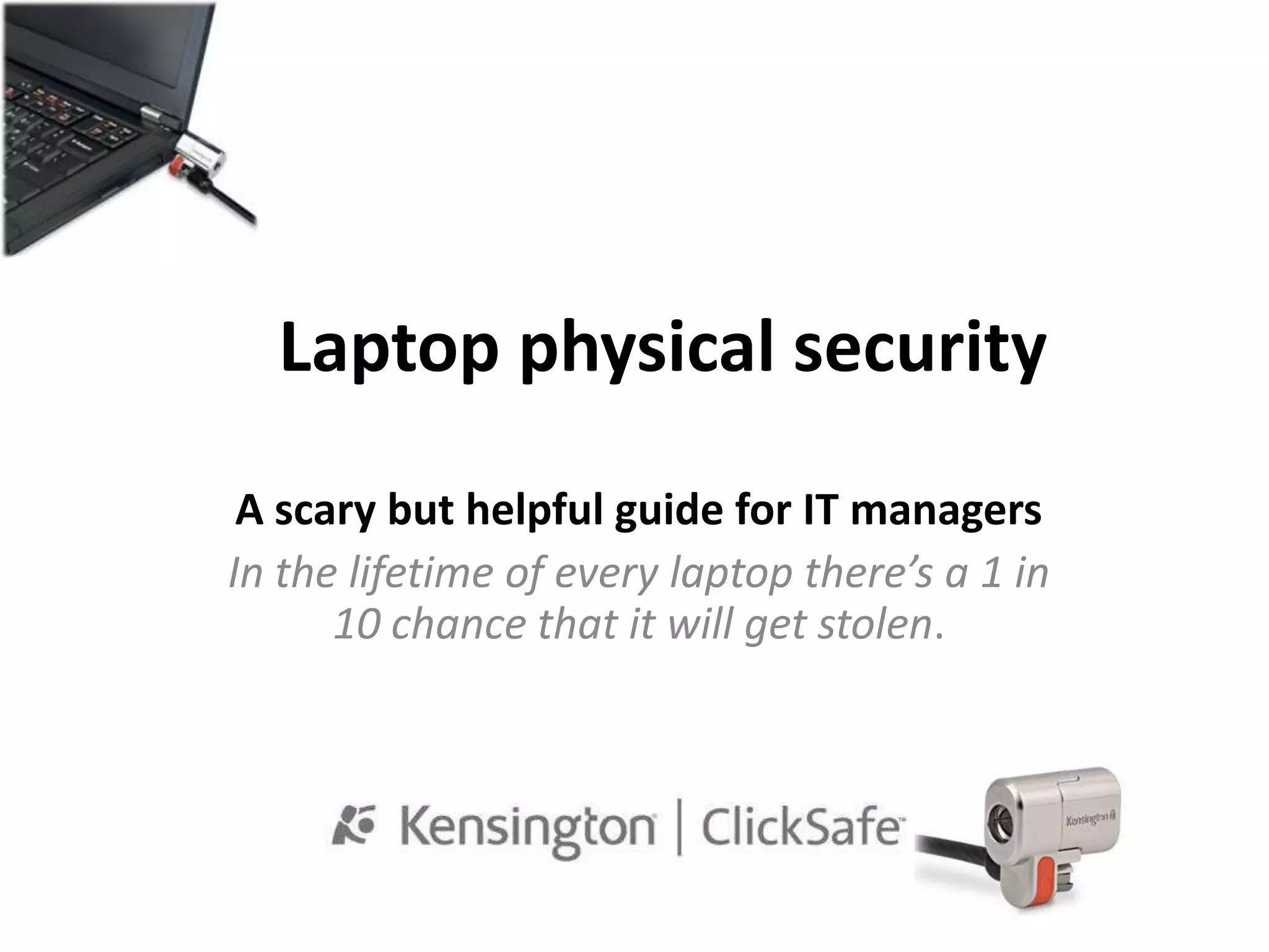 Laptop physical security | PPT