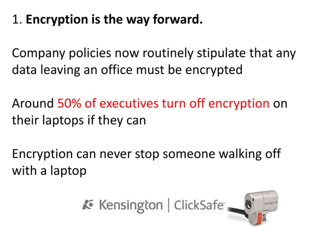 Laptop physical security | PPT