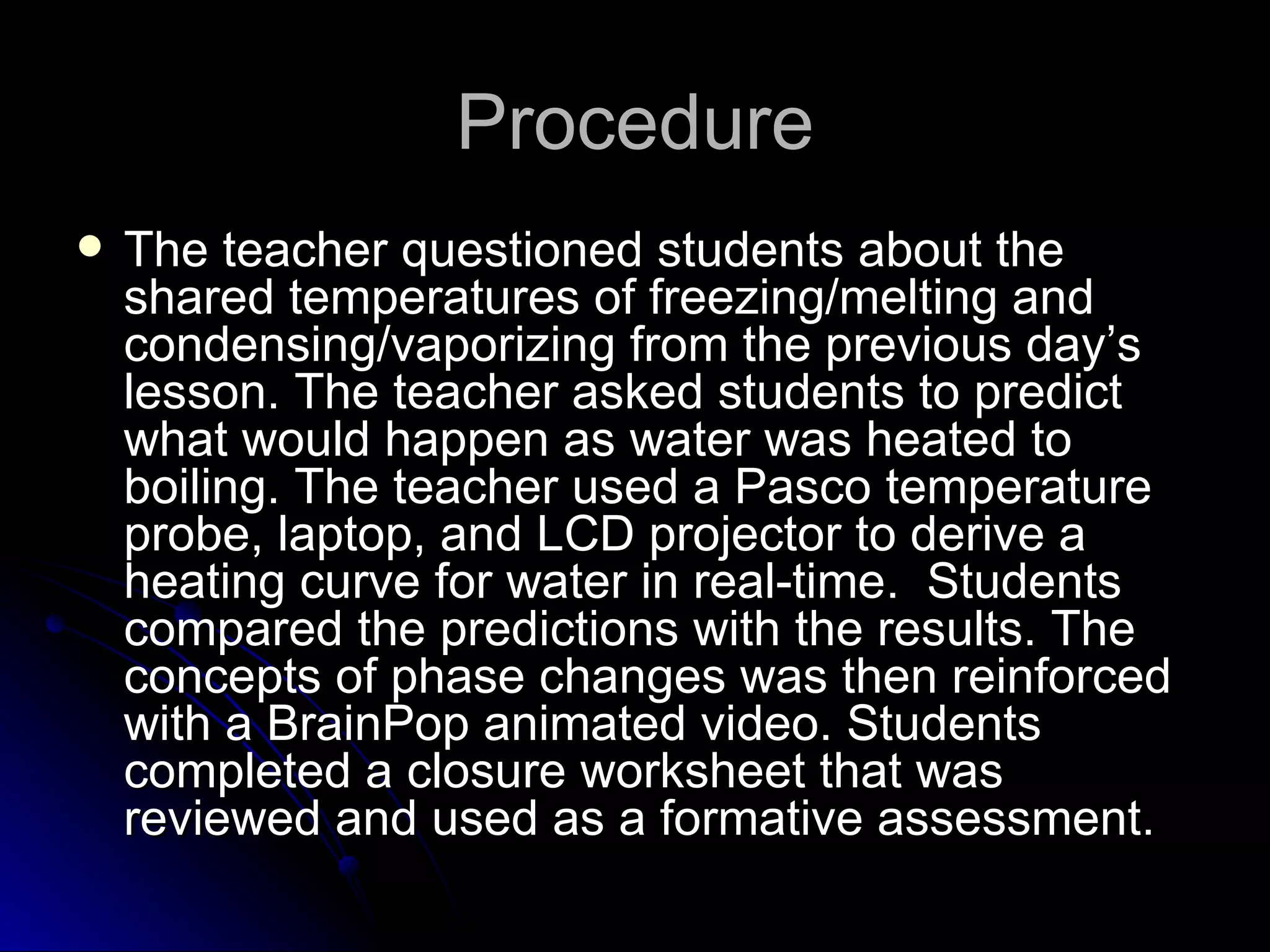 Heating Curve of Water | PPT