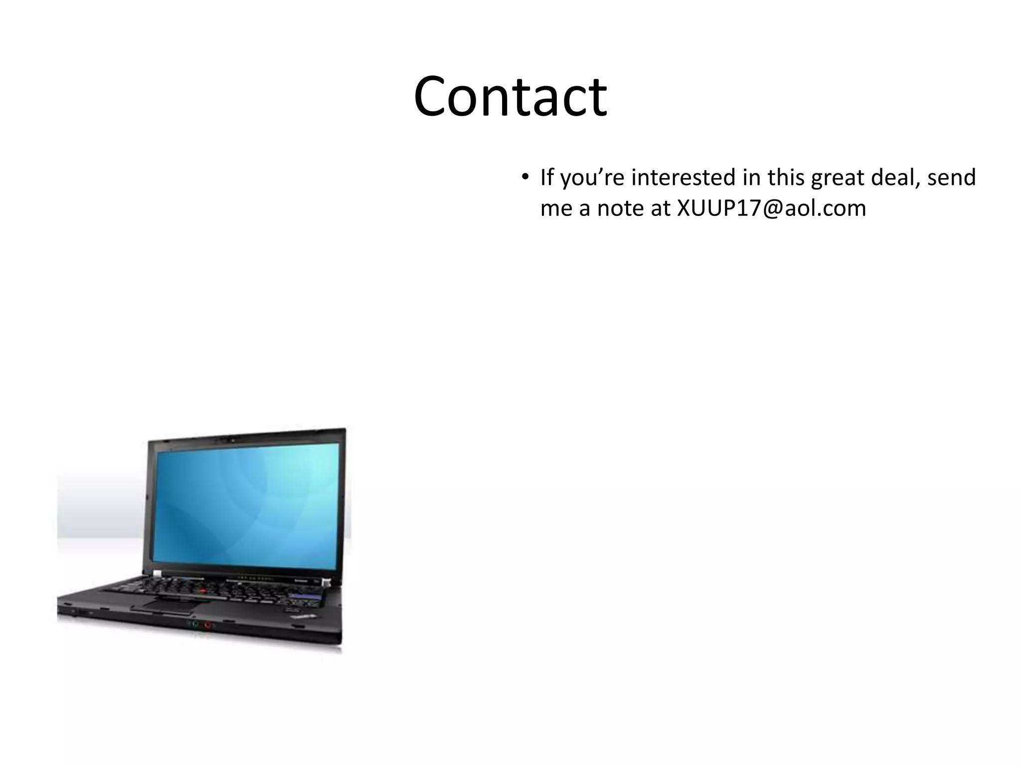 Carolina Computer UNC Chapel Hill Laptop | PPT