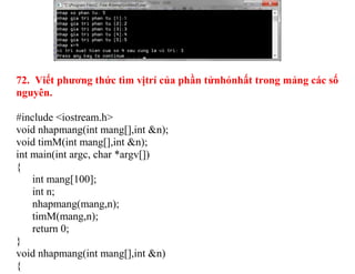 Lap trinh c++ có lời giải 3 | DOC