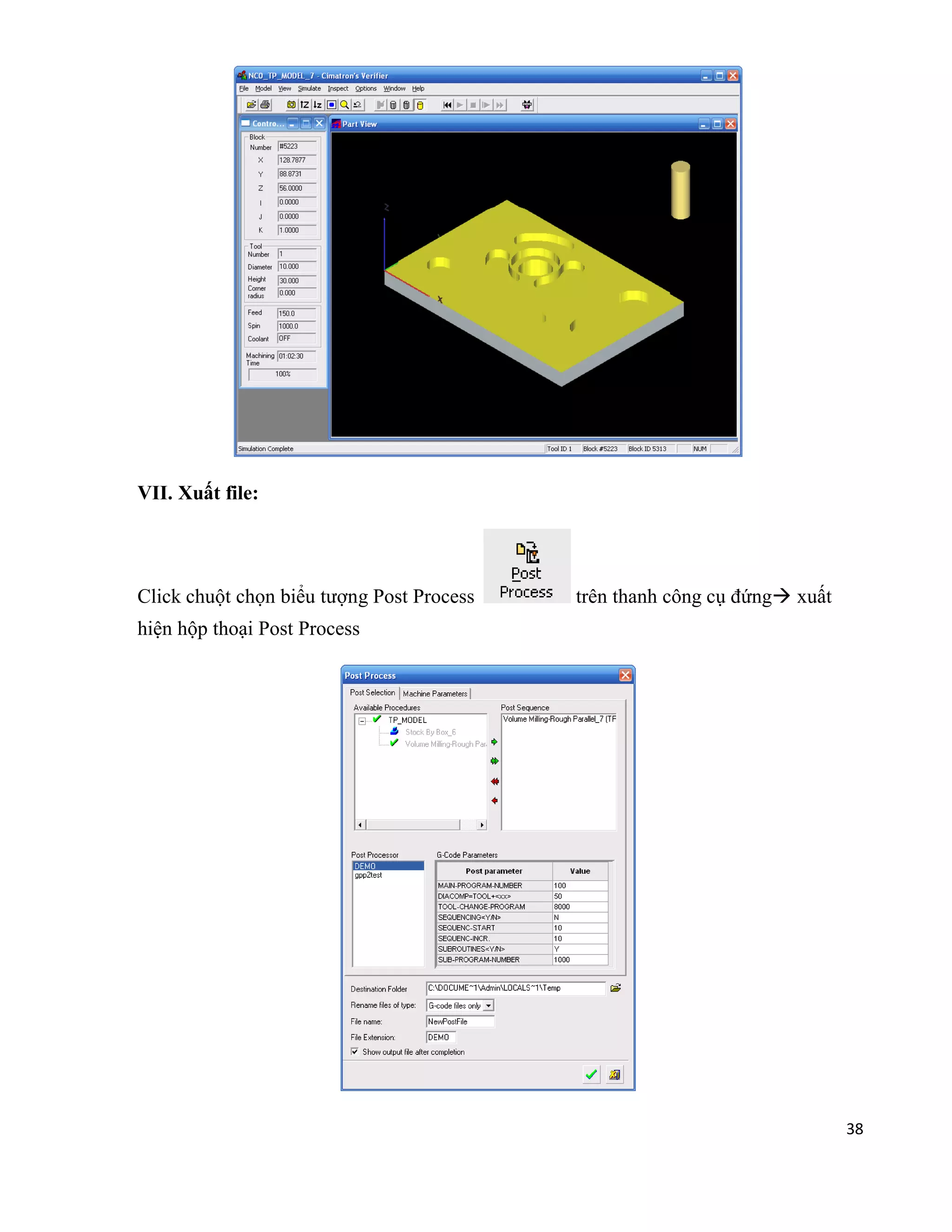 Lap trinh gia cong voi cimatron e8.5 | PDF