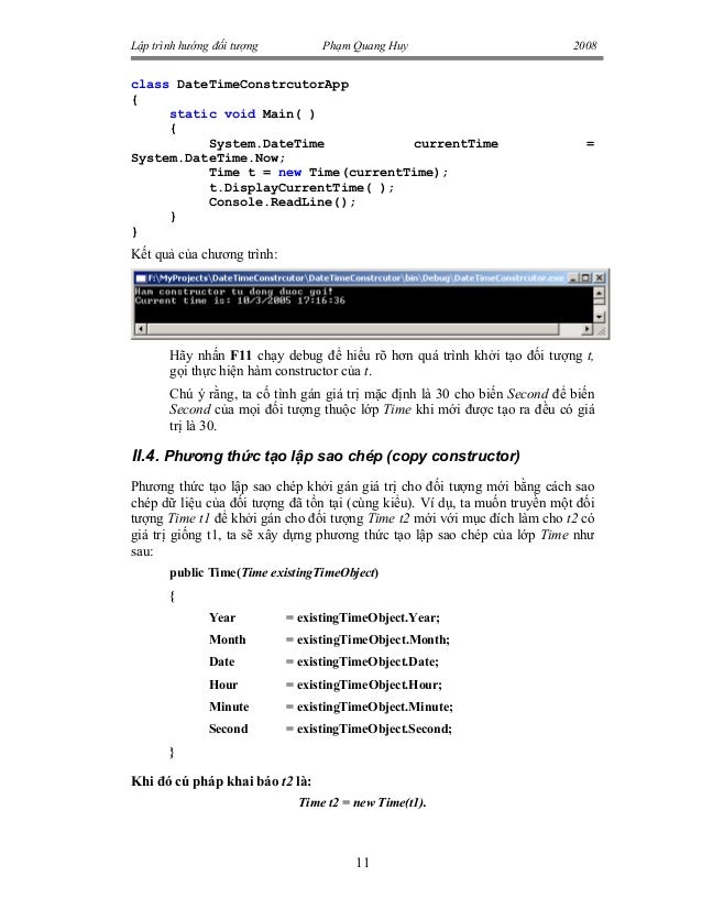 Lap trinh huong doi tuong