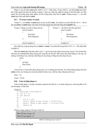 bài giảng lập trình hướng đối tượng | PDF