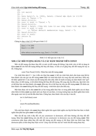 bài giảng lập trình hướng đối tượng | PDF