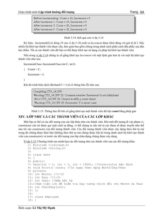 bài giảng lập trình hướng đối tượng | PDF