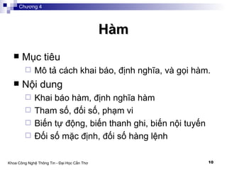 Lap trinh huong_doi_tuong_cpp_dhct_lesson00 | PPT