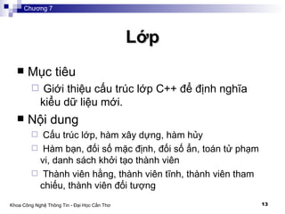 Lap trinh huong_doi_tuong_cpp_dhct_lesson00 | PPT