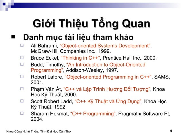 Lap trinh huong_doi_tuong_cpp_dhct_lesson00 | PPT