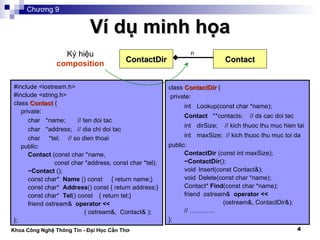 Lap trinh huong_doi_tuong_cpp_dhct_lesson09 | PPT