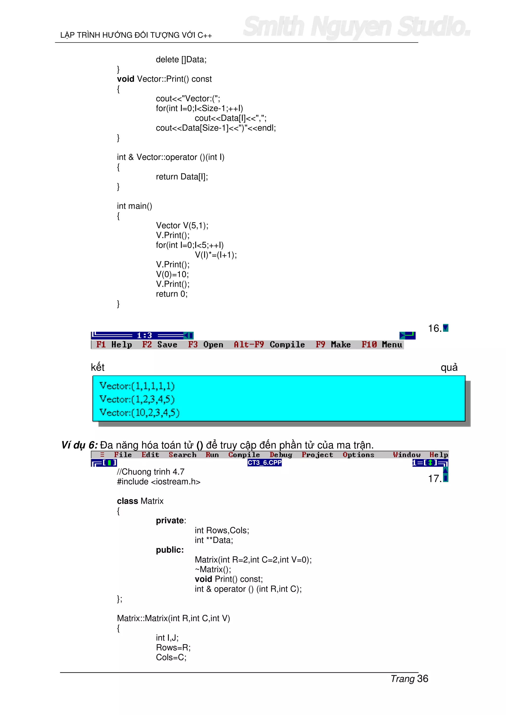 Lap trinh huong doi tuong voi c++ smith.n studio | PDF