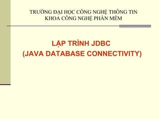 Laptrinh jdbc | PPT