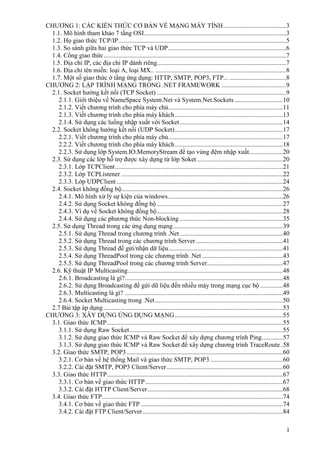 Lap trinhmang(socket)c# | PDF
