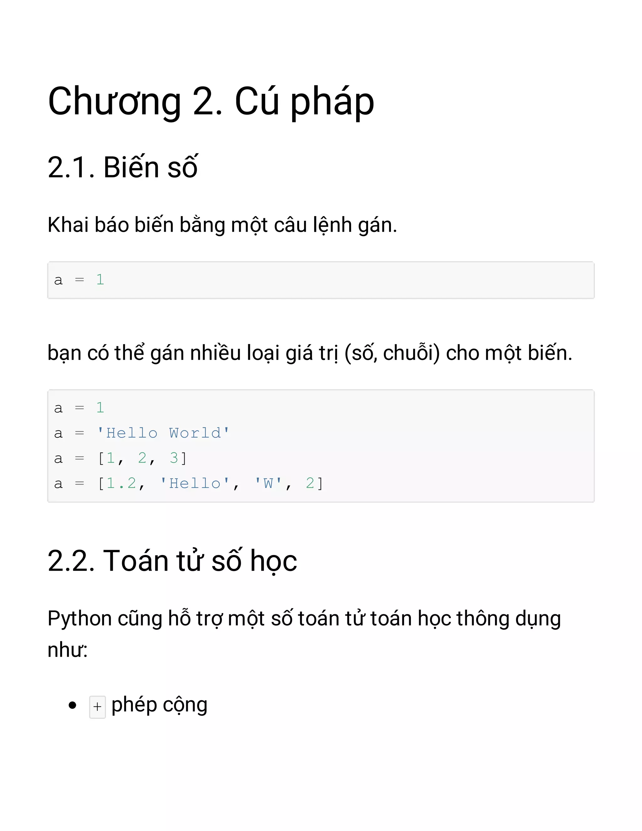 Lập trình Python cơ bản | PDF