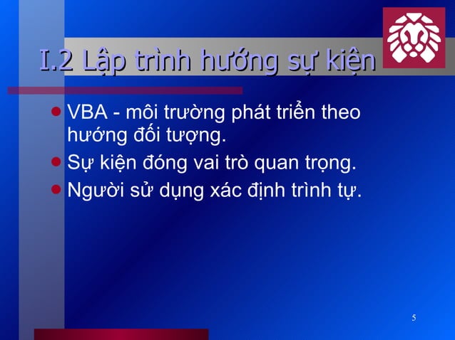 Lap trinhvba | PPT
