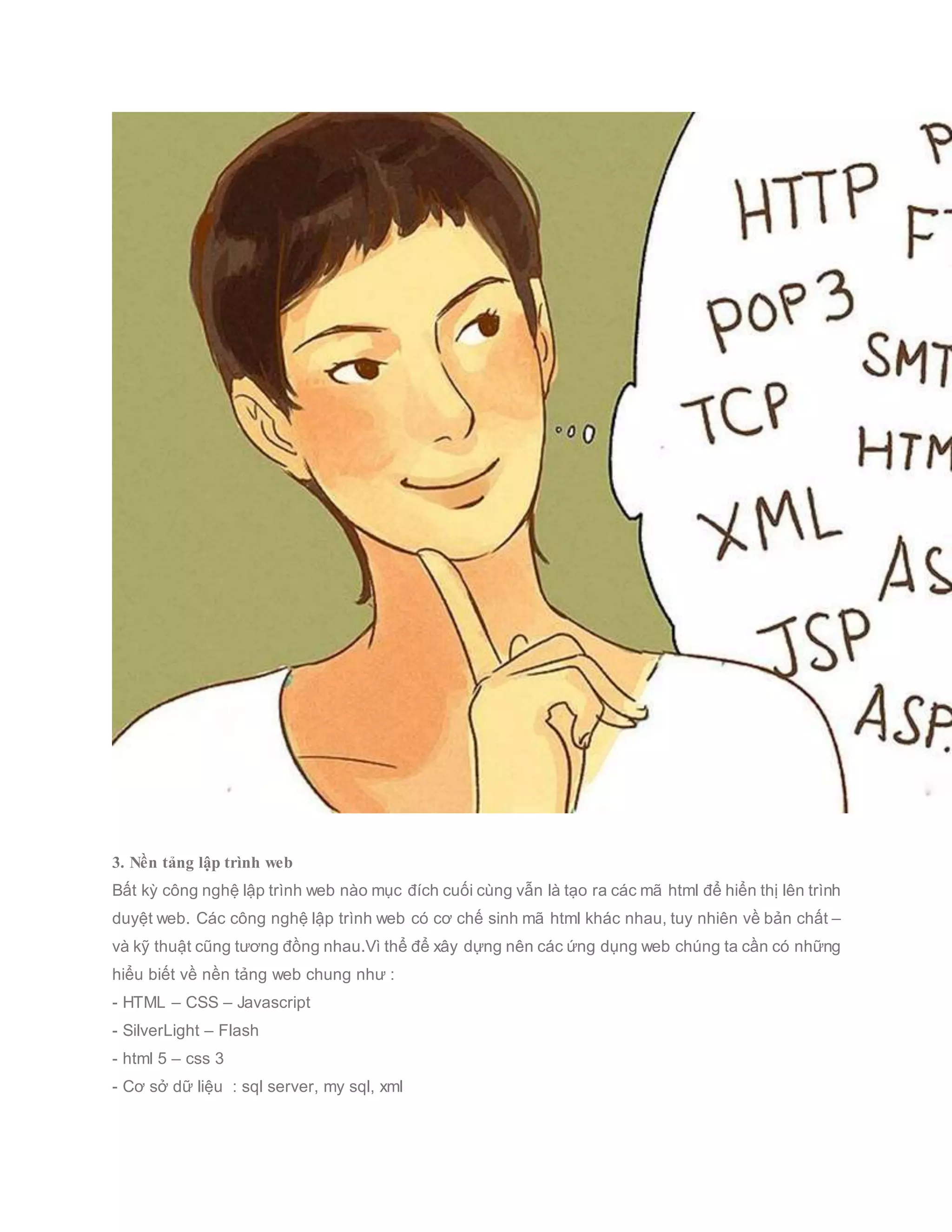 Lap trinh web la gi bat dau hoc lap trinh web tu dau | PDF