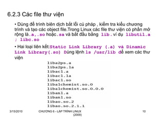 tài liệu Mã nguồn mở Lap trình tren linux | PDF