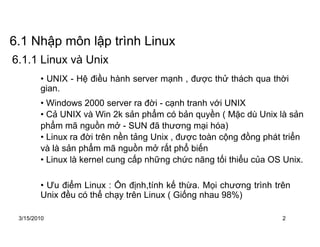 tài liệu Mã nguồn mở Lap trình tren linux | PDF
