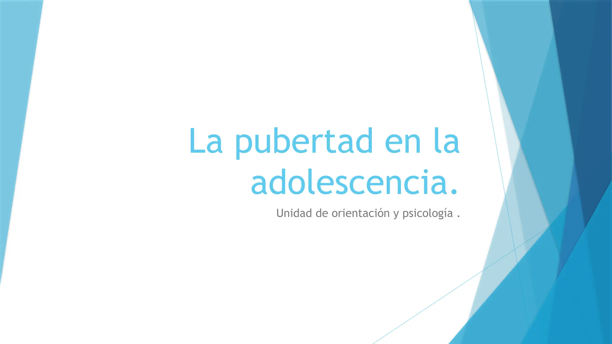 La pubertad en la adolescencia y en niños.pptx