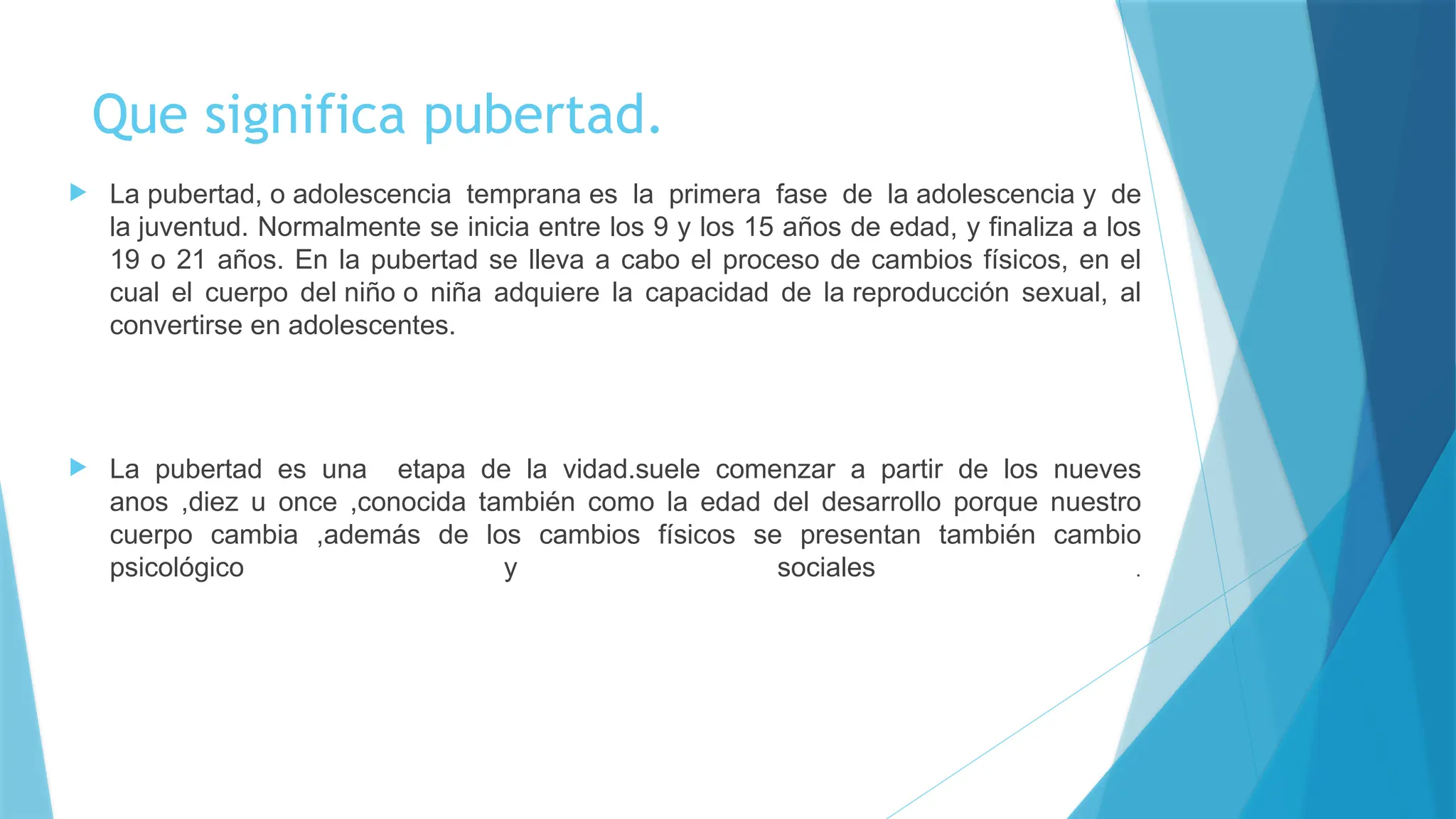 La pubertad en la adolescencia y en niños.pptx