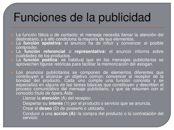 La publicidad y sus elementos