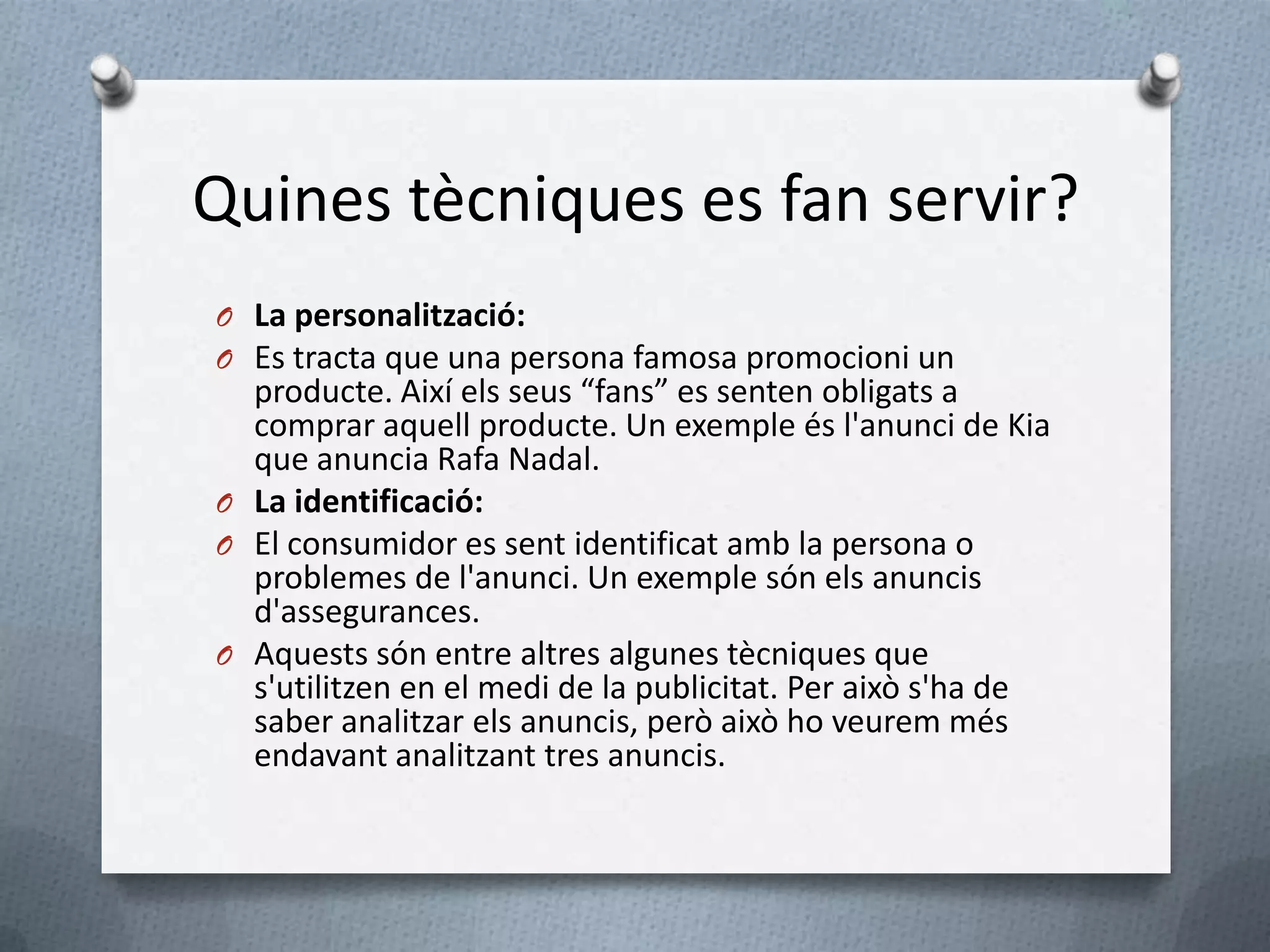 La publicitat | PPTX